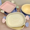 Macaron-Colored Ceramic Baking Dish with Handles - Pink & White - Wuli Home