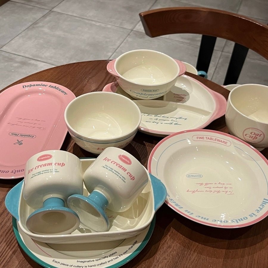 Stylish Pastel Creamy Tone Dinnerware Set | Chic and Minimalist Design ...